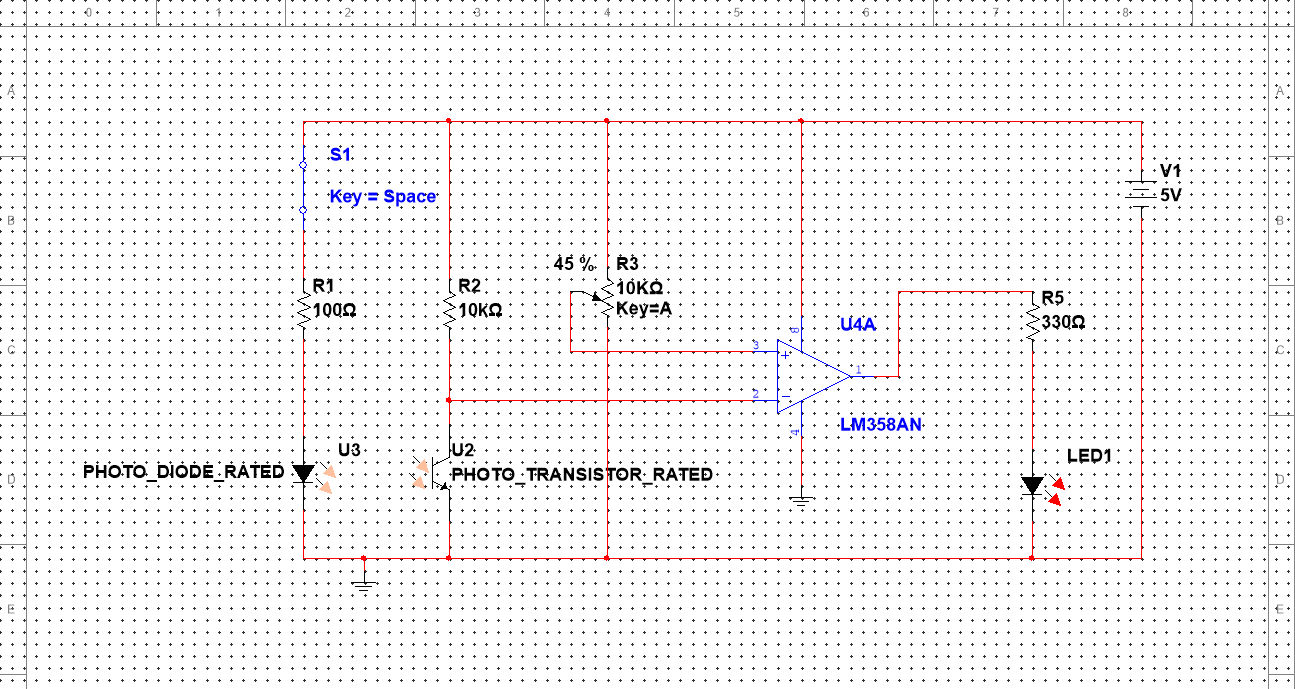 Solved IR Sensor Circuit Diagram I want an explanation for | Chegg.com