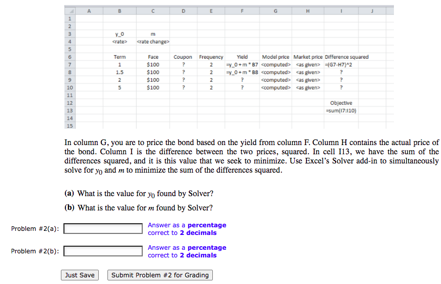 Solved Problem #2: Excel's Solver utility can also find an | Chegg.com
