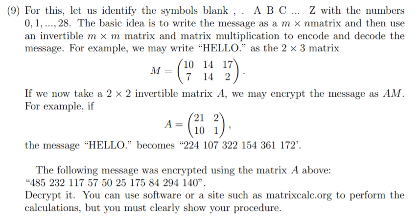 Solved (9) For this, let us identify the symbols blank , . A | Chegg.com