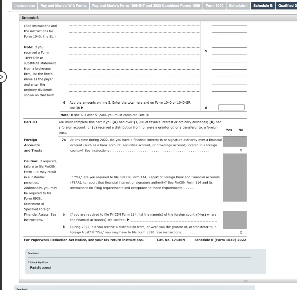 Instructions Ray and Maria's W-2 Forms Ray and | Chegg.com
