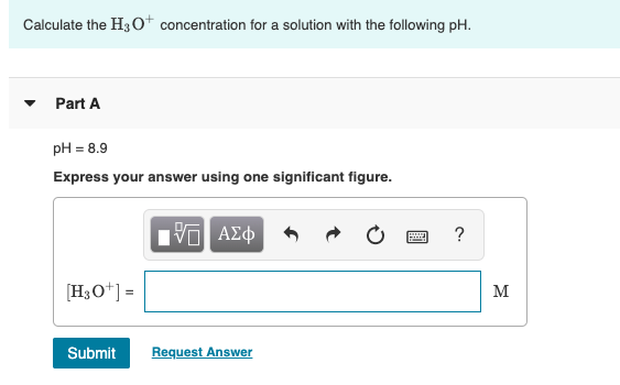 Solved Calculate the H30* concentration for a solution with | Chegg.com