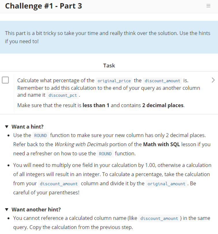 Solved Challenge #1 - Part 3 This part is a bit tricky so | Chegg.com