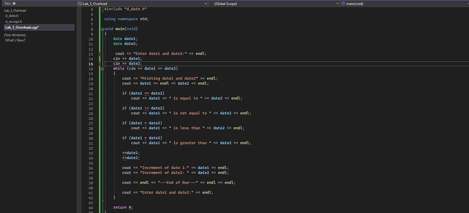 Solved \#pragma oncepublic: overflowError(const string\& msg | Chegg.com