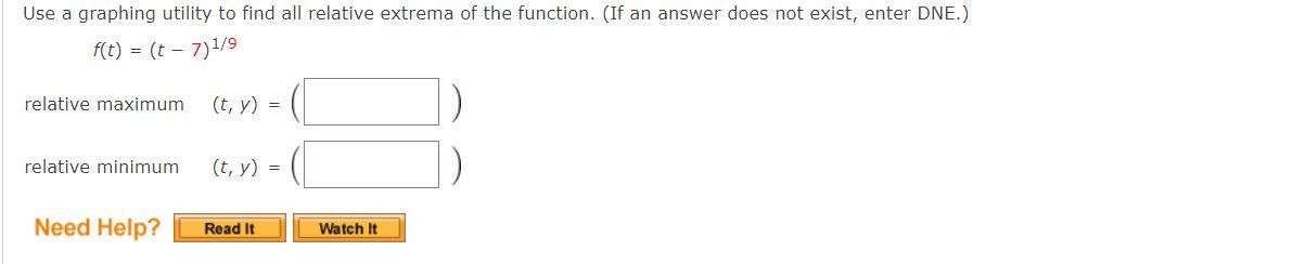 Solved Use a graphing utility to find all relative extrema | Chegg.com