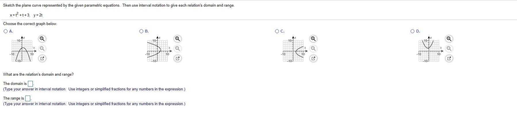 Solved Sketch the plane curve represented by the given | Chegg.com