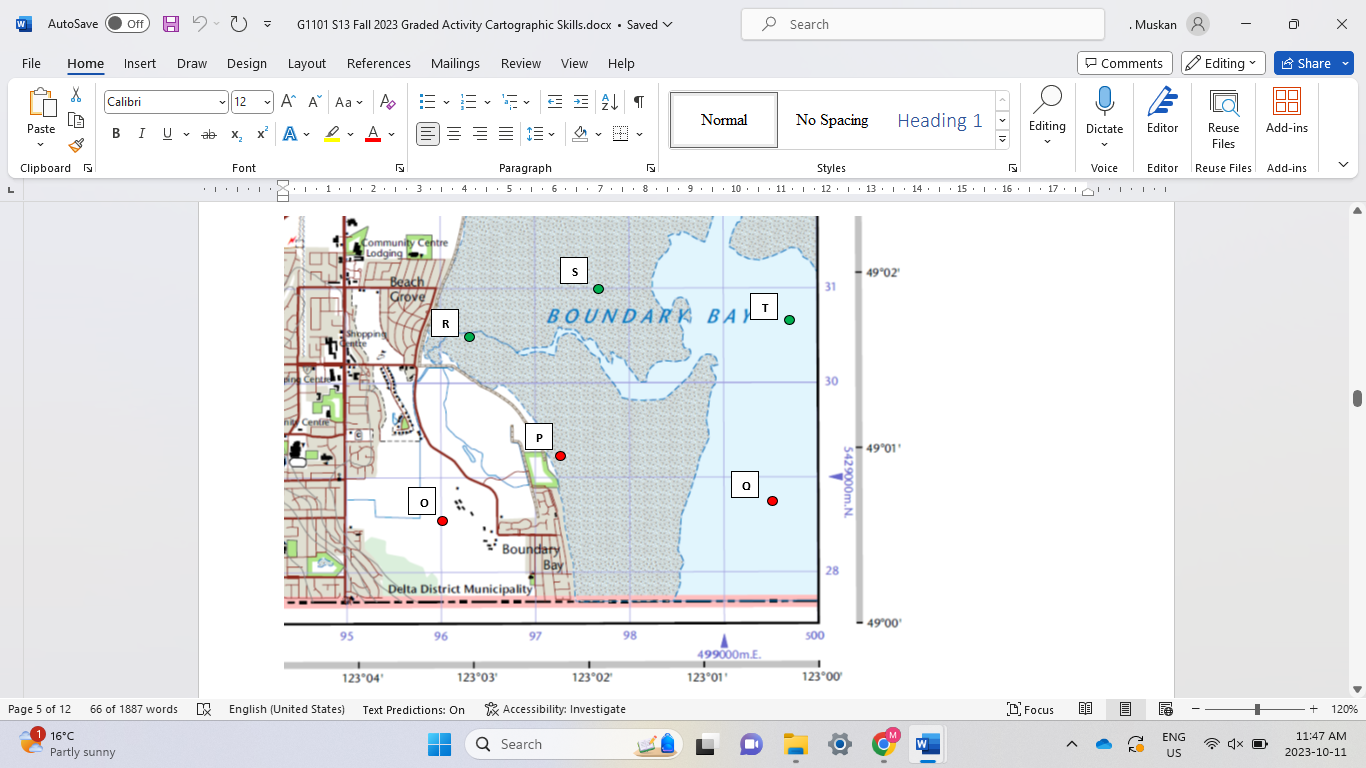 Solved 20) Examine Topographic Map 2. The 6 digit UTM grid | Chegg.com