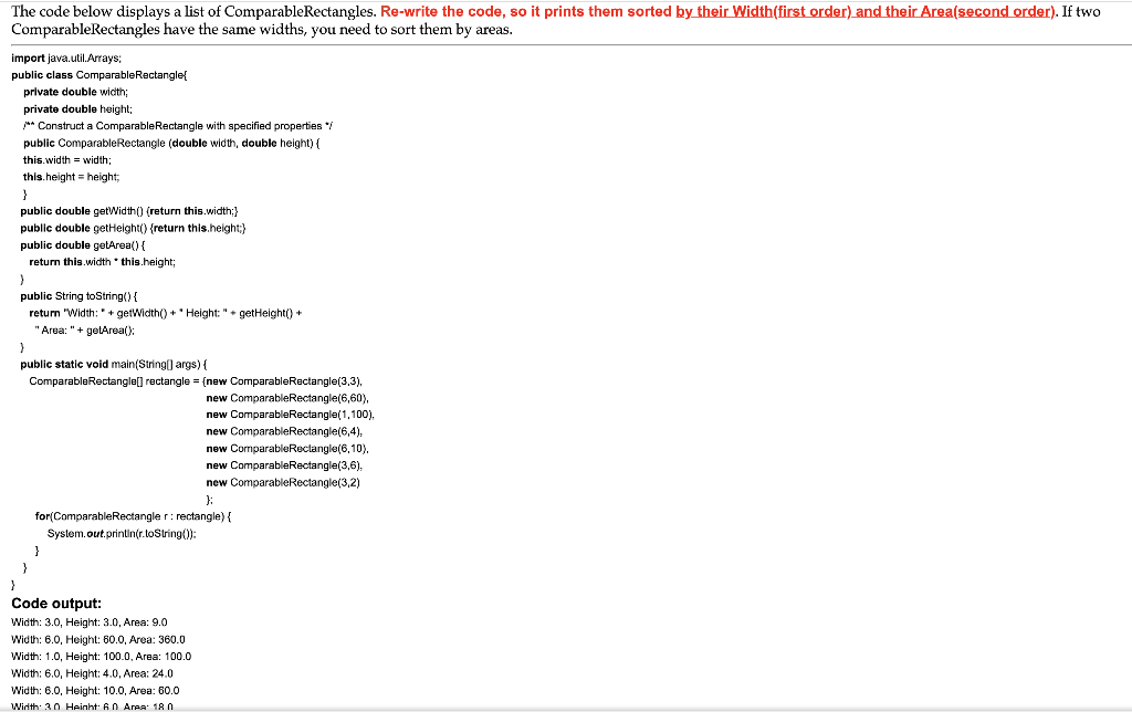 Solved The code below displays a list of | Chegg.com