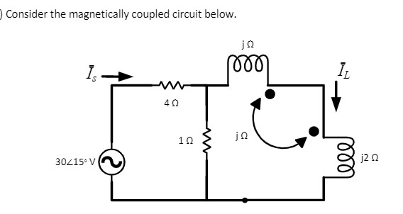 Solved Consider the magnetically coupled circuit below. jΩ | Chegg.com