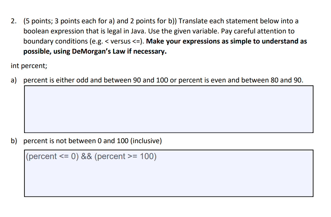 Solved 2. (5 points; 3 points each for a) and 2 points for b | Chegg.com Solved 2. (5 points; 3 points each for a) and 2 points for b | Chegg.com