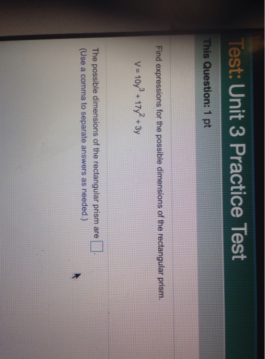 Solved Find expressions for the possible dimensions of the | Chegg.com
