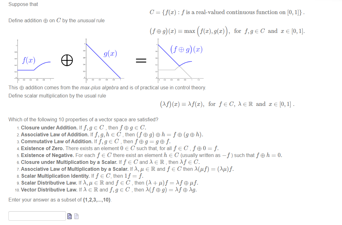 Solved Suppose that C = {f(x) : f is a real-valued | Chegg.com
