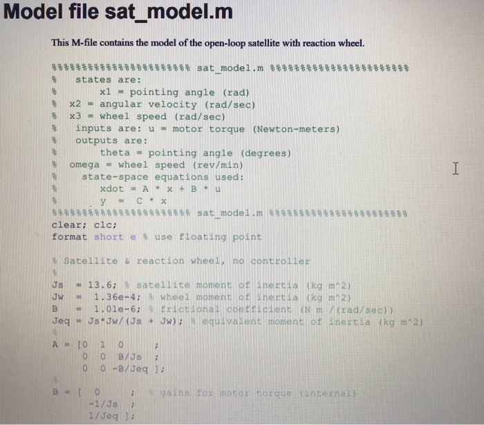 Solved Assignment 2 Modern Control Systems Analysis and | Chegg.com