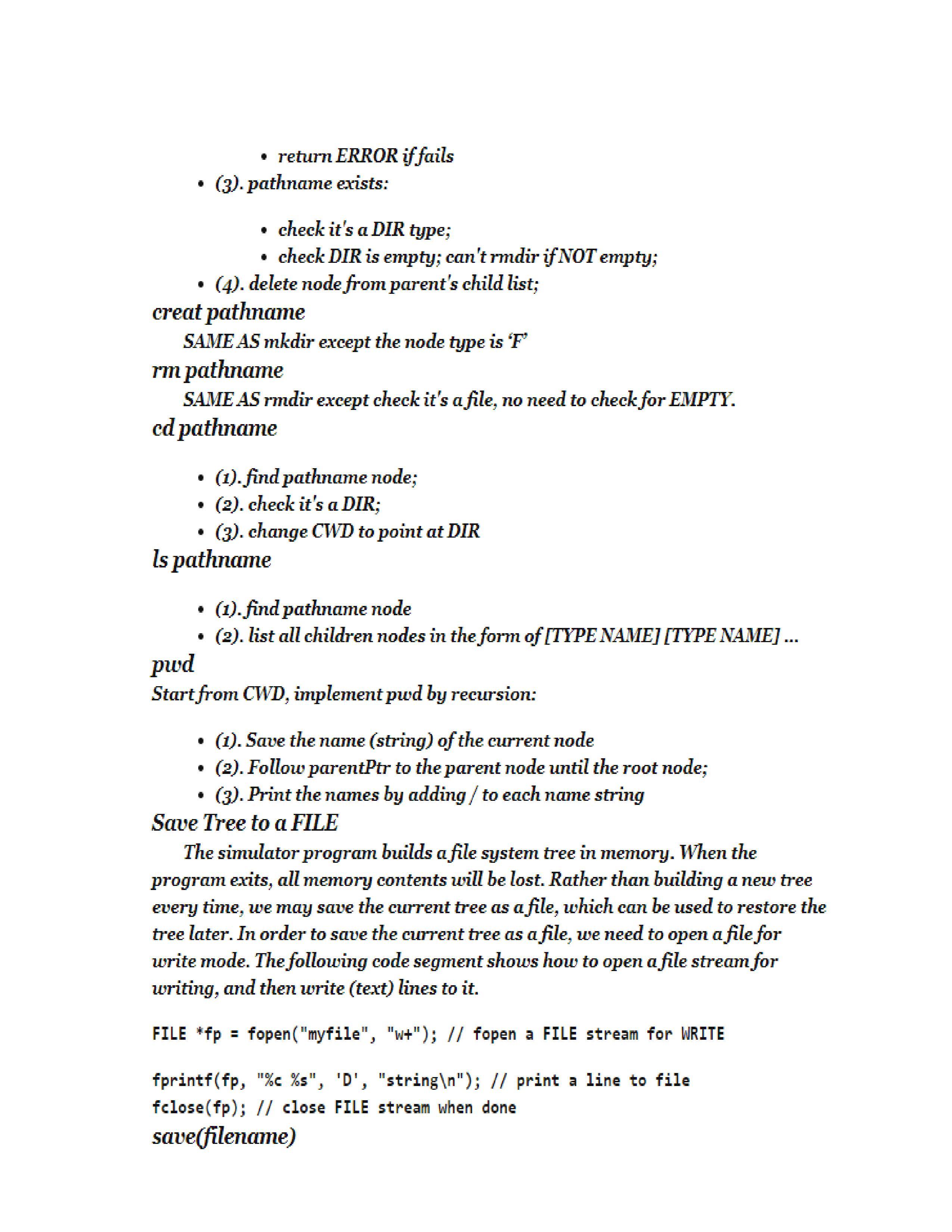 Complete a unique version of the simplified file | Chegg.com