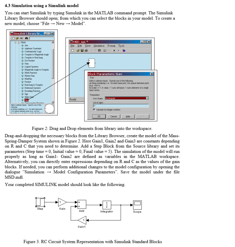 Solved 4.1 Simulation using a transfer function model For a | Chegg.com