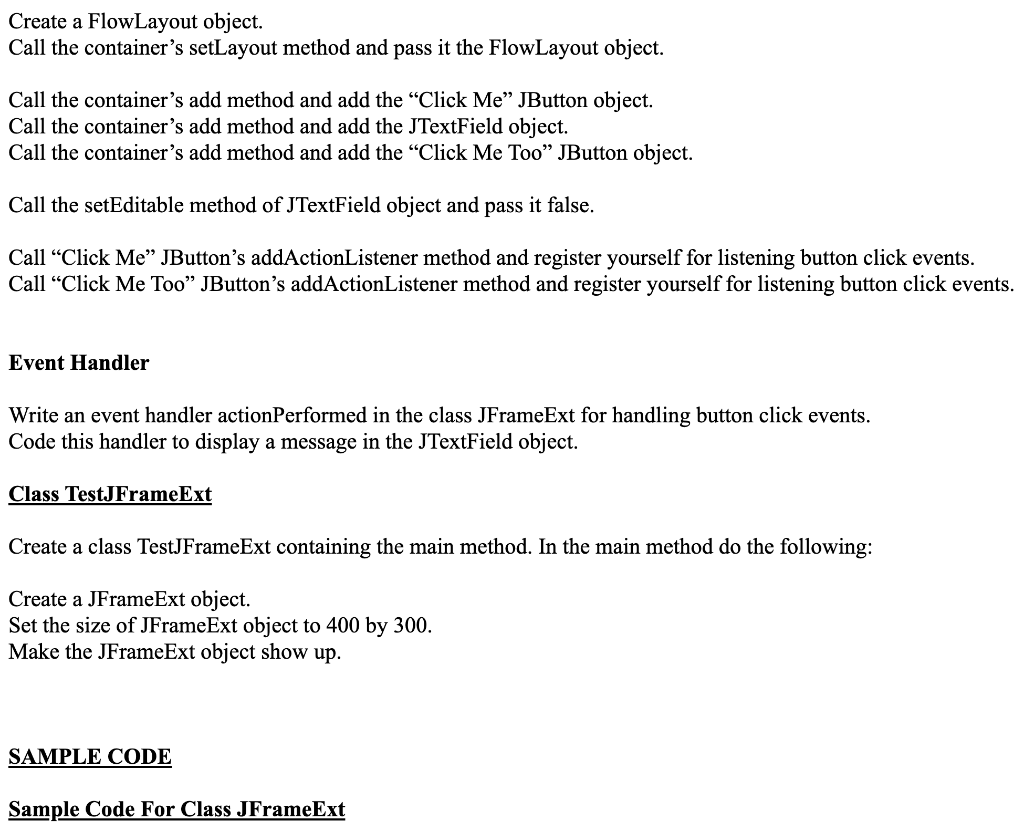 Solved TOPICS Graphical User Interfaces (GUI) DESCRIPTION | Chegg.com