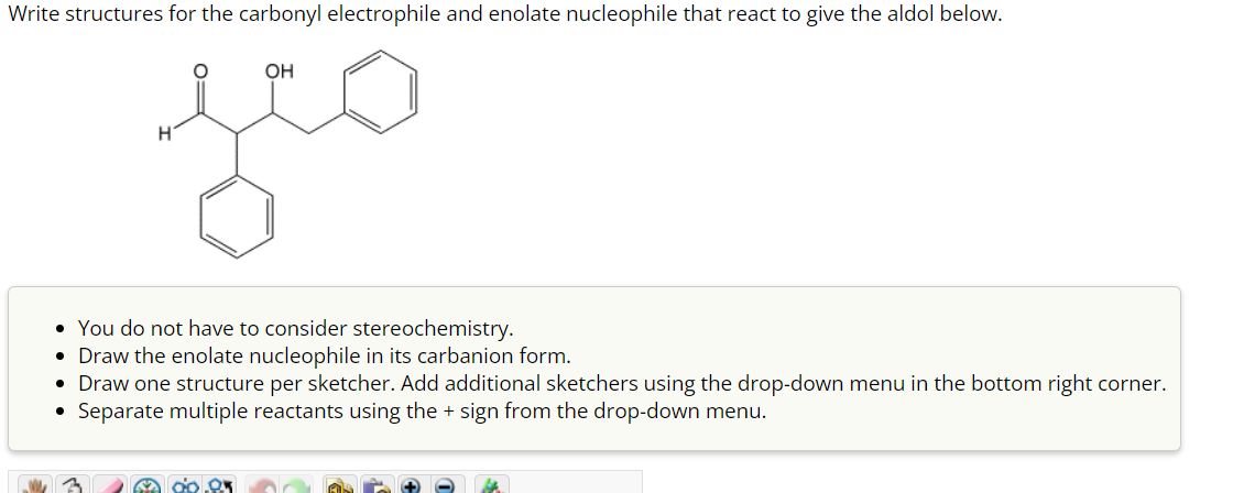 Solved Write structures for the carbonyl electrophile and | Chegg.com