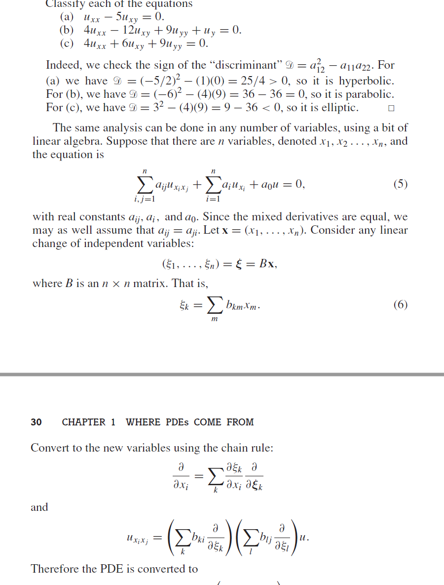 Solved Classify each of the equations (a) Uxx – 5u xy = 0. | Chegg.com