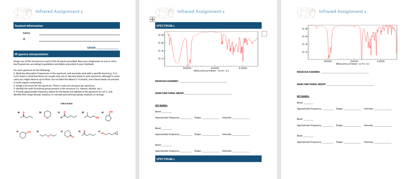 Solved Infrared Assignment 1 Infrared Assignment i Infrared | Chegg.com