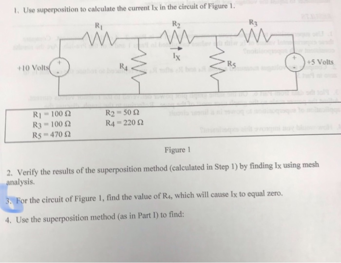 Solved . Use superposition to calculate the current Ix in | Chegg.com