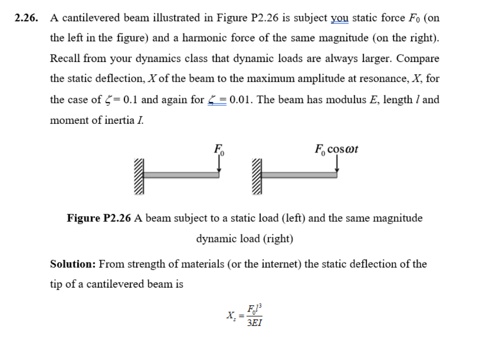 Solved Mechanical Vibrations Class Help!! PLEASE Follow the | Chegg.com