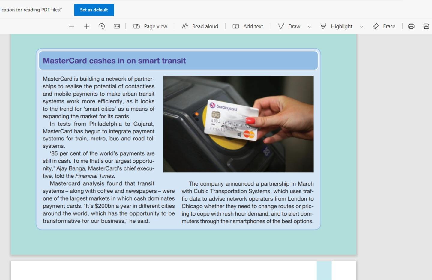 MasterCard is building a network of partnerships to | Chegg.com
