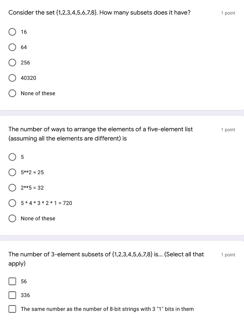 Solved Consider the set {1,2,3,4,5,6,7,8). How many subsets | Chegg.com