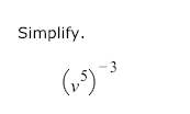 Solved Simplify (v5) | Chegg.com