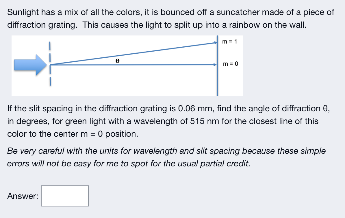 Solved Sunlight has a mix of all the colors, it is bounced | Chegg.com