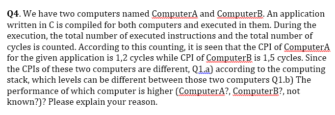 Solved Q4. ﻿We have two computers named ComputerA and | Chegg.com