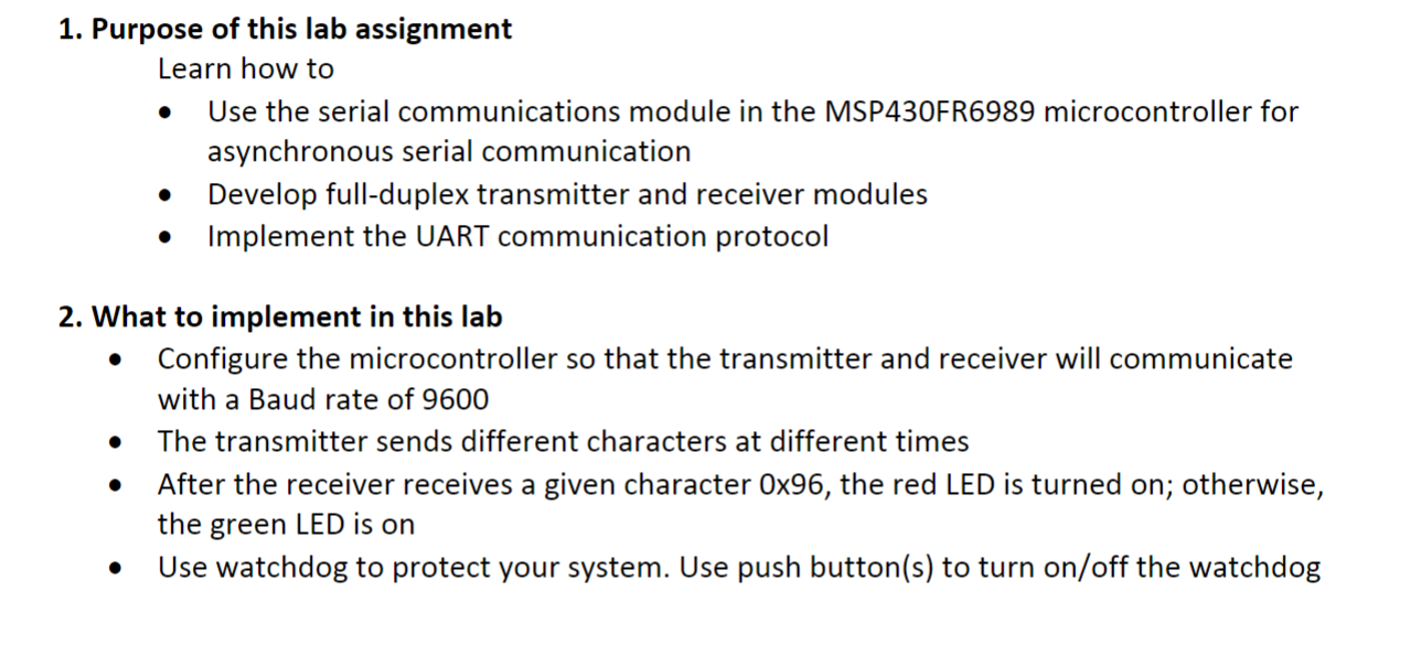 WE ARE USING MSP430FR6989 FOR THIS LAB. BY USING CCS | Chegg.com