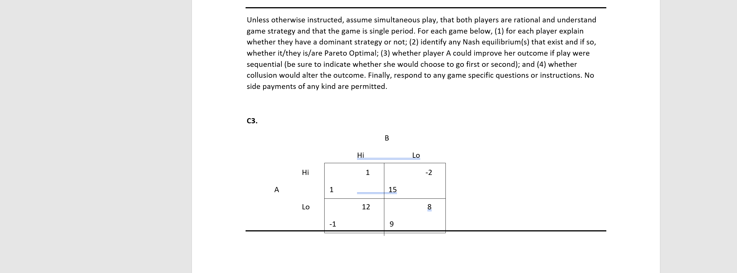 Solved Unless otherwise instructed, assume simultaneous | Chegg.com
