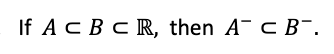 Solved (prove the closure of A is a subset of the closure of | Chegg.com