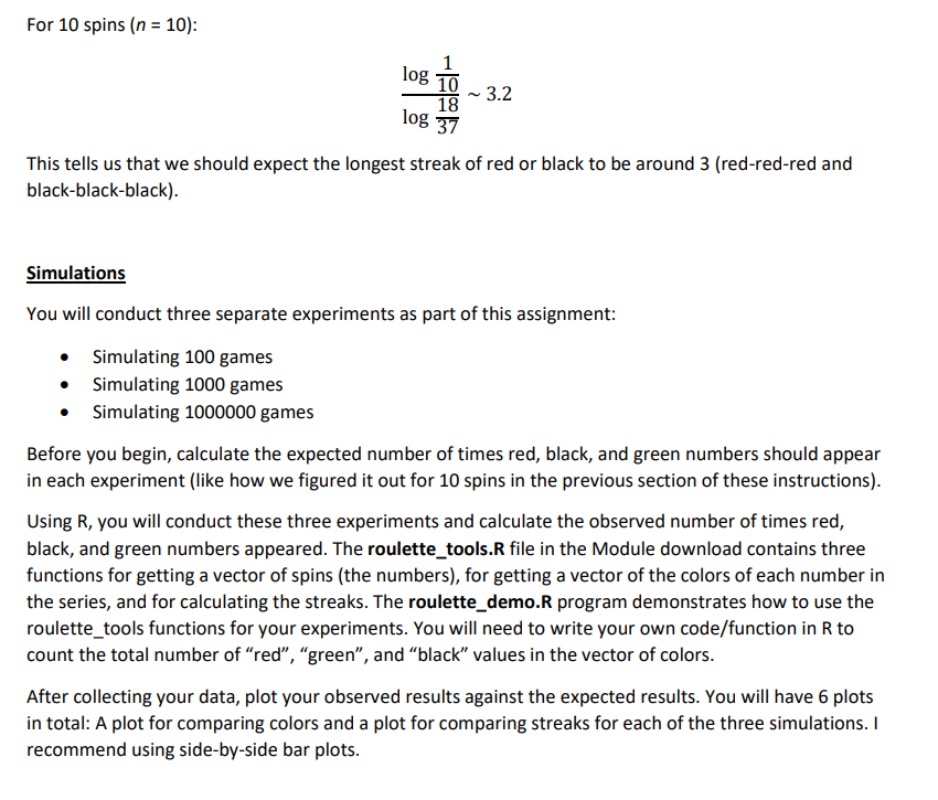 Solved Overview A Monte Carlo experiment is a statistical | Chegg.com