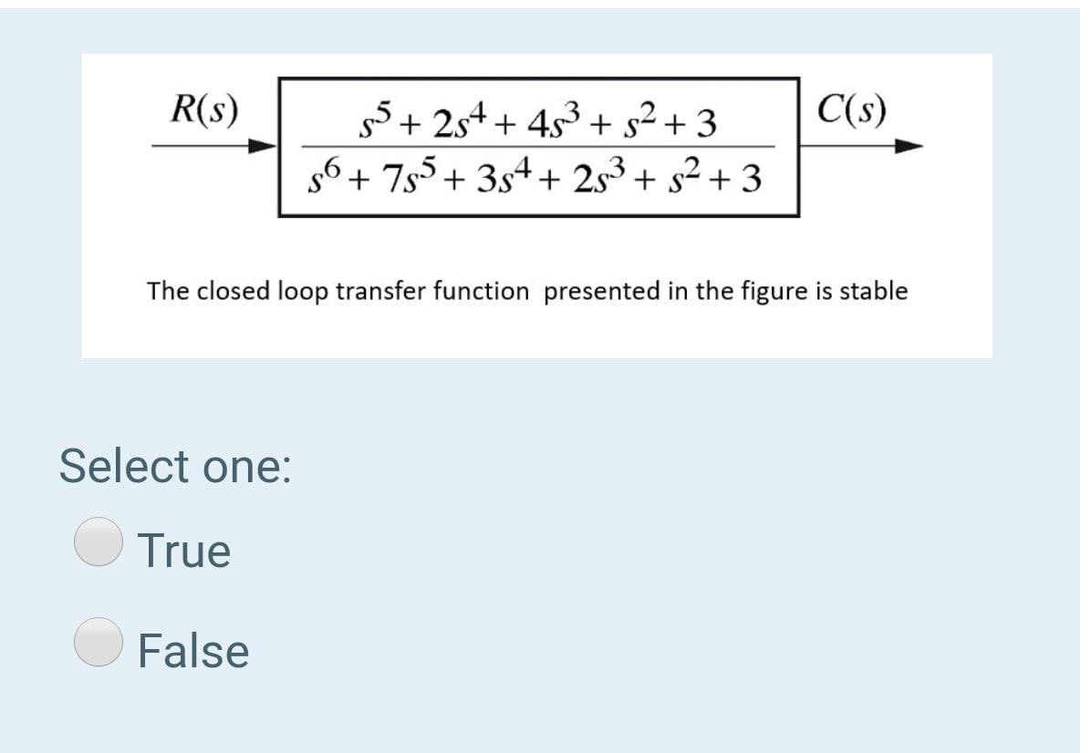 Solved R(S) C(s) $5+254 + 433 + 32 + 3 56 + 795 + 38++ + | Chegg.com