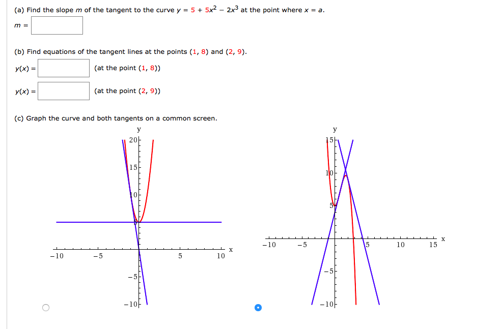 solved-a-find-the-slope-m-of-the-tangent-to-the-curve-y-chegg