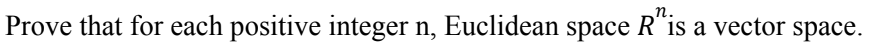 Solved Prove that for each positive integer n, Euclidean | Chegg.com