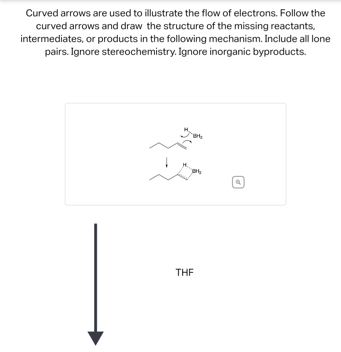 Solved THF Draw Major Borane Intermediate H2O2,NaOH | Chegg.com