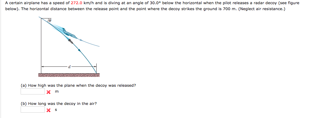 Solved A certain airplane has a speed of 272.0 km/h and is | Chegg.com