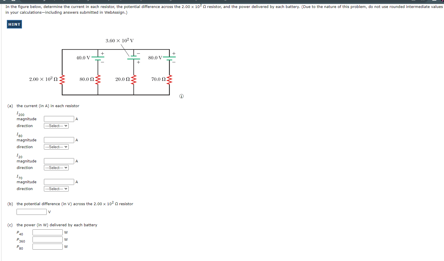 Solved in your calculations-including answers submitted in | Chegg.com