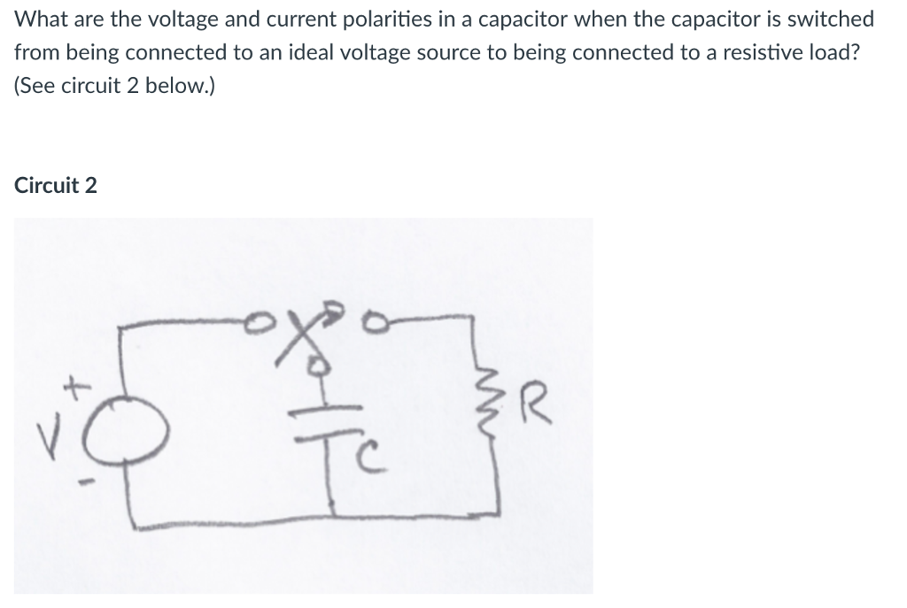 Solved 1) What are the voltage and current polarities in an | Chegg.com