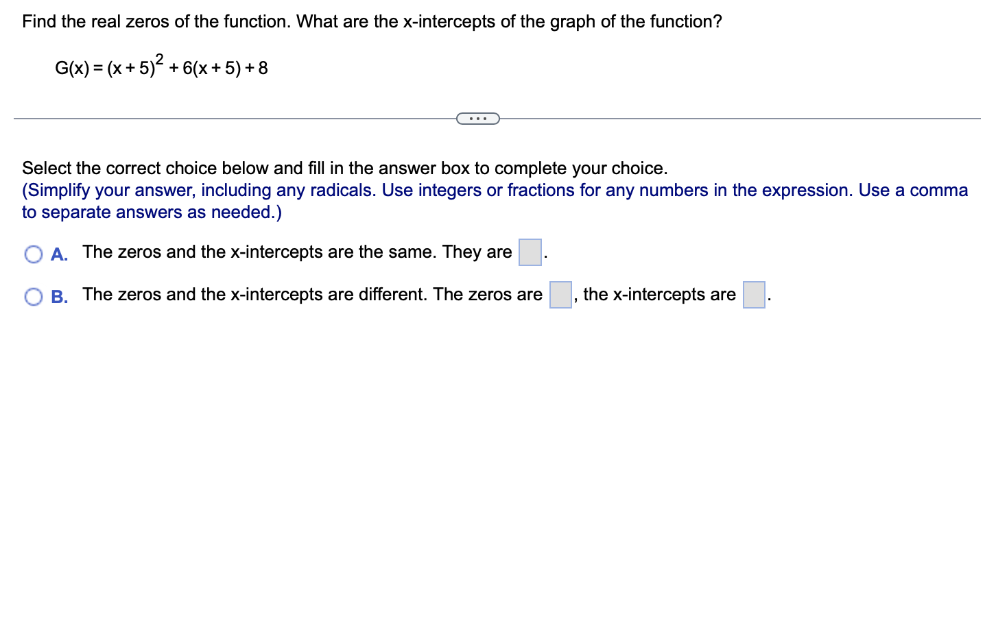 Solved Find the real zeros of the function. What are the | Chegg.com