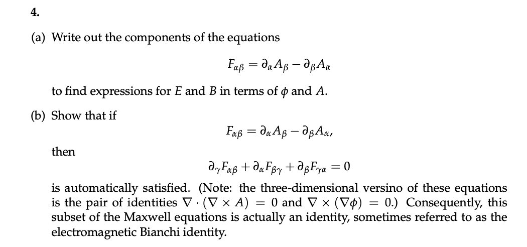 Solved In the following two problems, we let eα denote the | Chegg.com