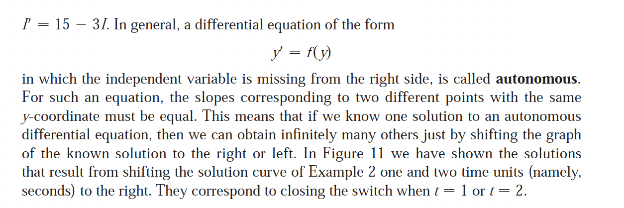 Solved I'm confused on the differential equation y' = f(y). | Chegg.com