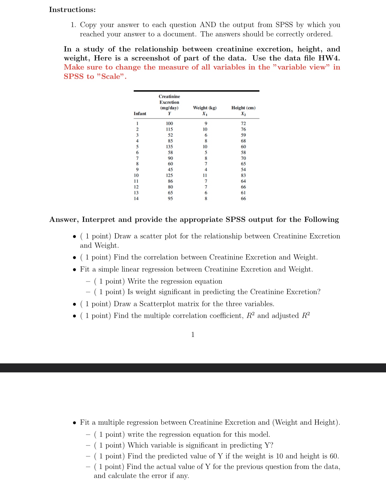 Solved Instructions: 1. Copy your answer to each question | Chegg.com