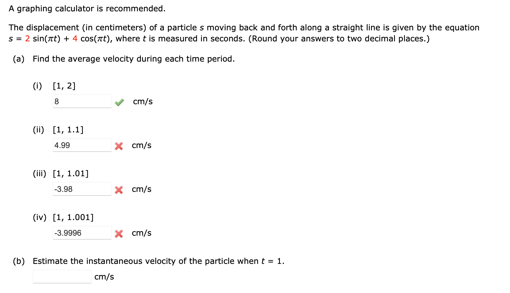 Solved A graphing calculator is recommended. The | Chegg.com