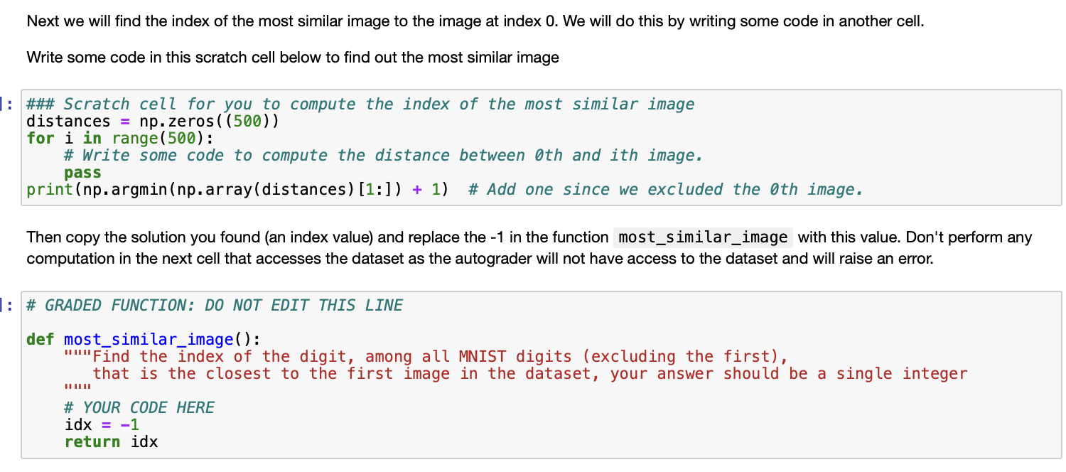 Solved def distance (xθ,x1): "II"Compute distance between | Chegg.com