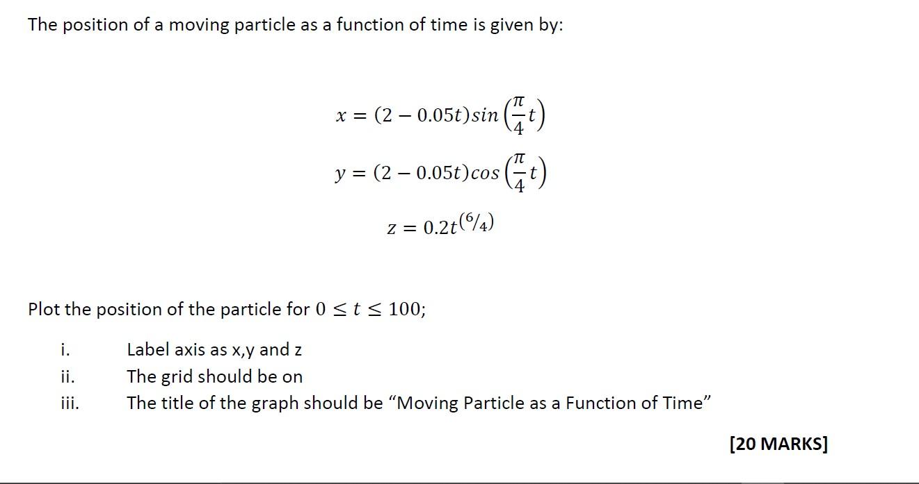 Solved Answer urgently! Use OCTAVE OR MATLAB | Chegg.com