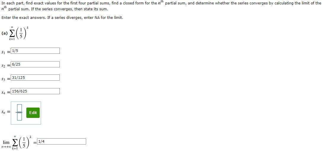 Solved In each part, find exact values for the first four | Chegg.com