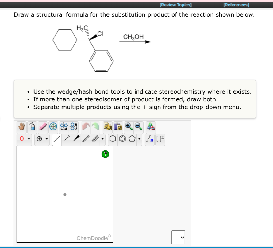 [Solved]: Draw a structural formula for the substitution p