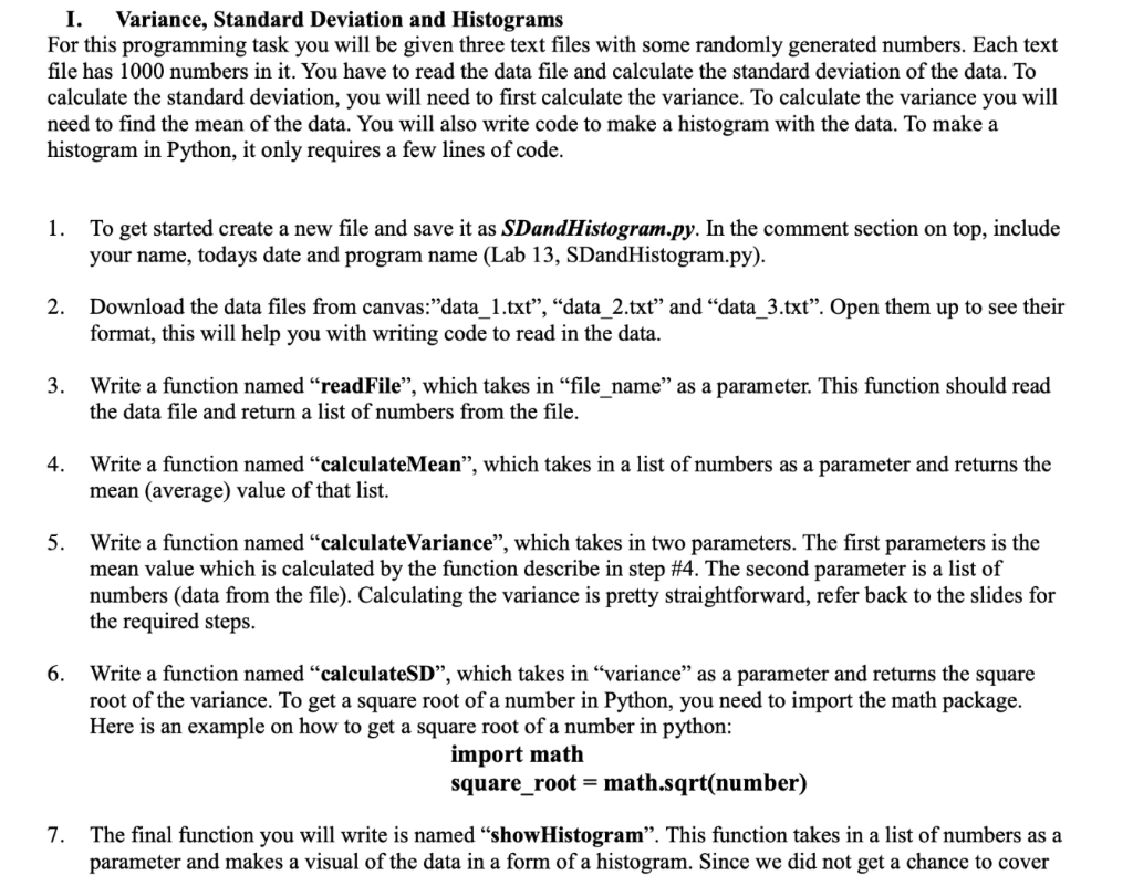 Solved how plots and histograms are made in Python, below is | Chegg.com